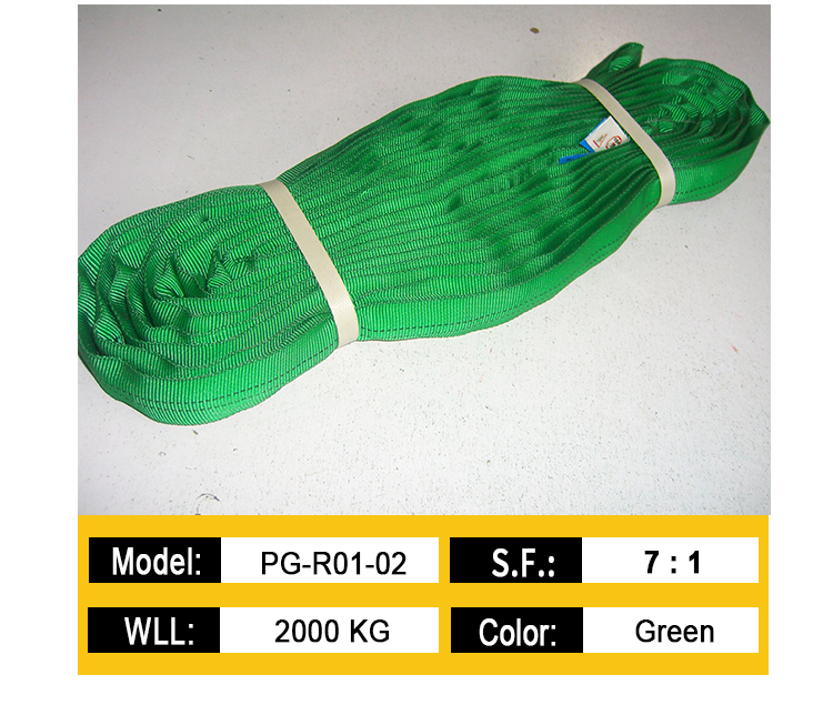 OEM Round Sling Polyester Endless Round Sling Heavy Duty Poly Lift ...