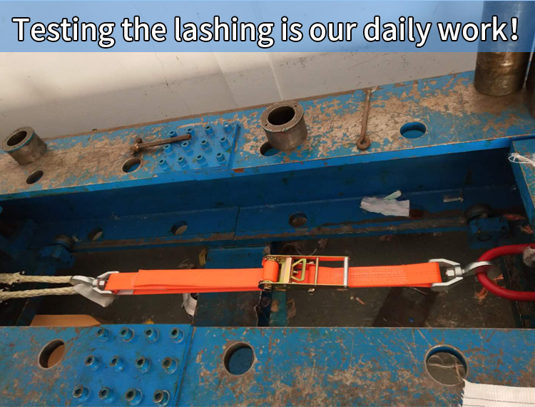 OEM Web Lashing for RO-RO Ships Heavy-duty Trailer Lashing 20T Truck ...