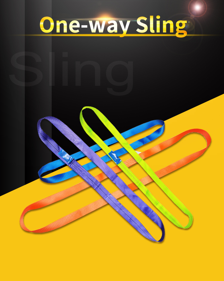 OEM One-Way Sling Endless Lifting Sling Endless Webbing Sling Eye to ...