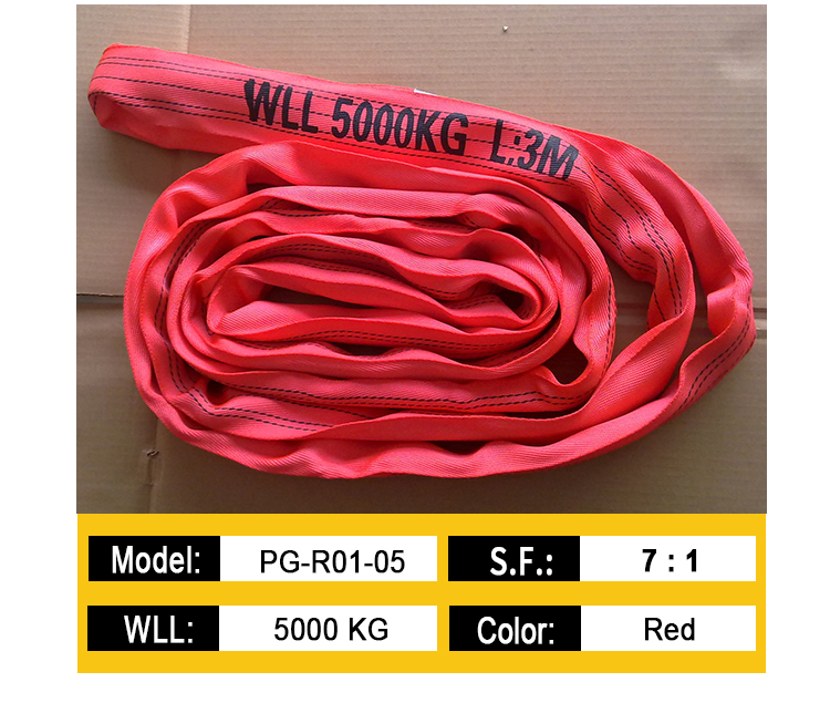 OEM Round Sling Polyester Endless Round Sling Heavy Duty Poly Lift ...