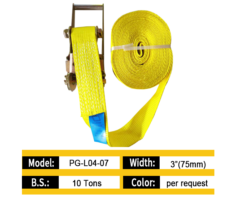 OEM Endless Ratchet Lashing Straps Ratchet Tie Down Strap Heavy-duty 10T Cargo Lashing ...